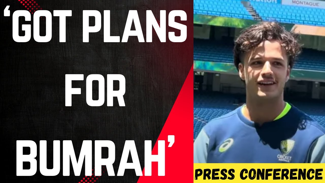 Sam Konstas Press Conference : Spoke to KL Rahul, I have plans to ...