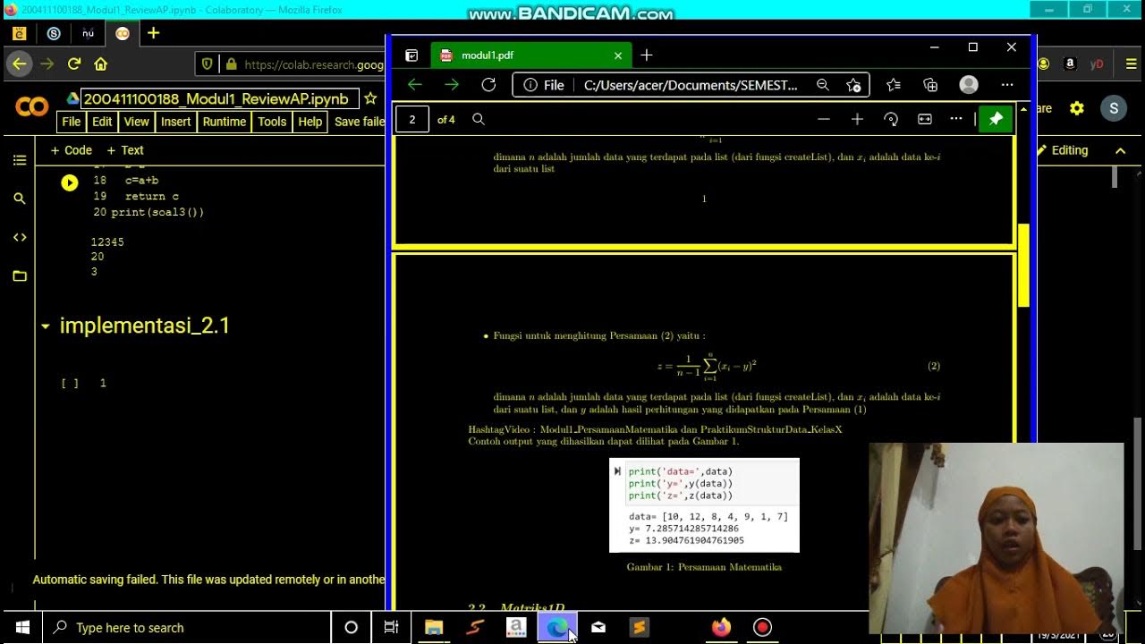 NESTED FUNCTION PADA PYTHON #Modul1PersamaanMatematikadanPraktikumStrukturDataKelas2D - YouTube
