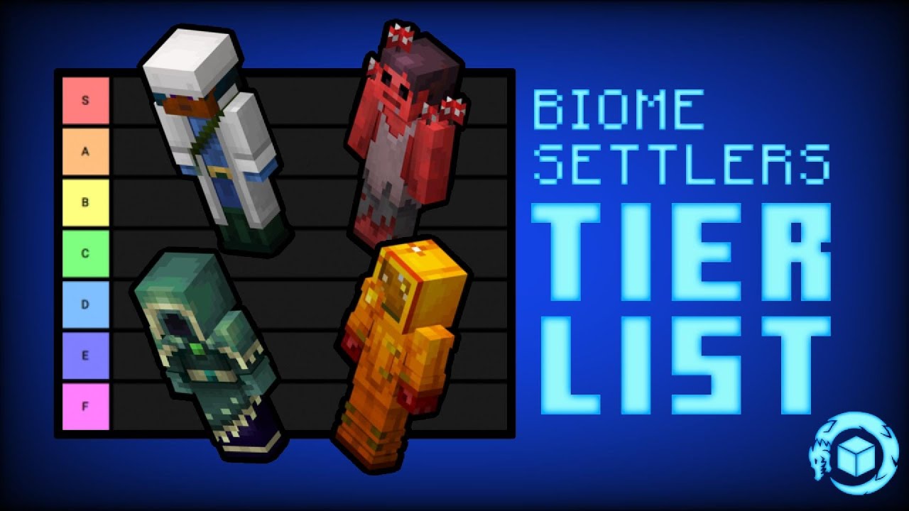 Ranking Minecraft Official Skins: Biome Settlers Skin Packs - YouTube