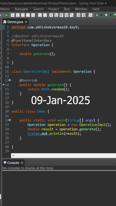 Day-9: Lambda Expression for method without arguments #shorts #java - YouTube