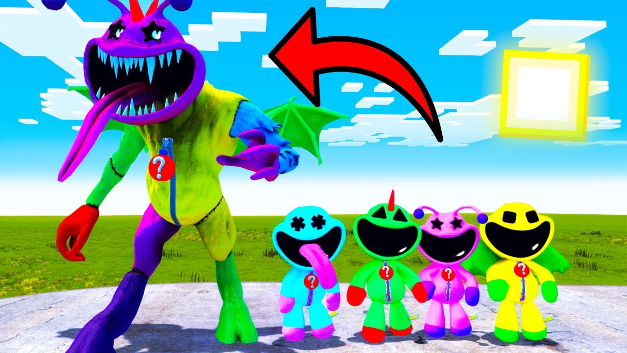 NEW EVOLUTION OF CATNAP DRAGON MONSTER SMILING CRITTERS In Garry's Mod ...
