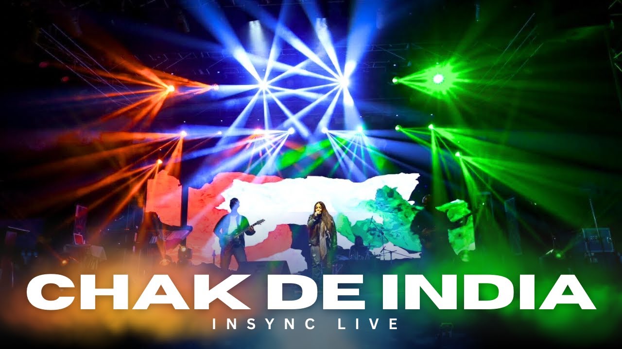 CHAK DE INDIA | INSYNC LIVE | SRK | 4k HDR | SALIM-SULAIMAN ...