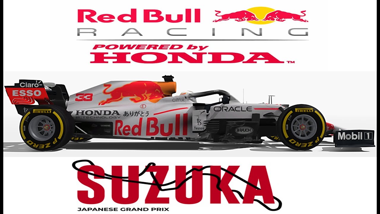 RB16B 2021 livery GP Japón - YouTube