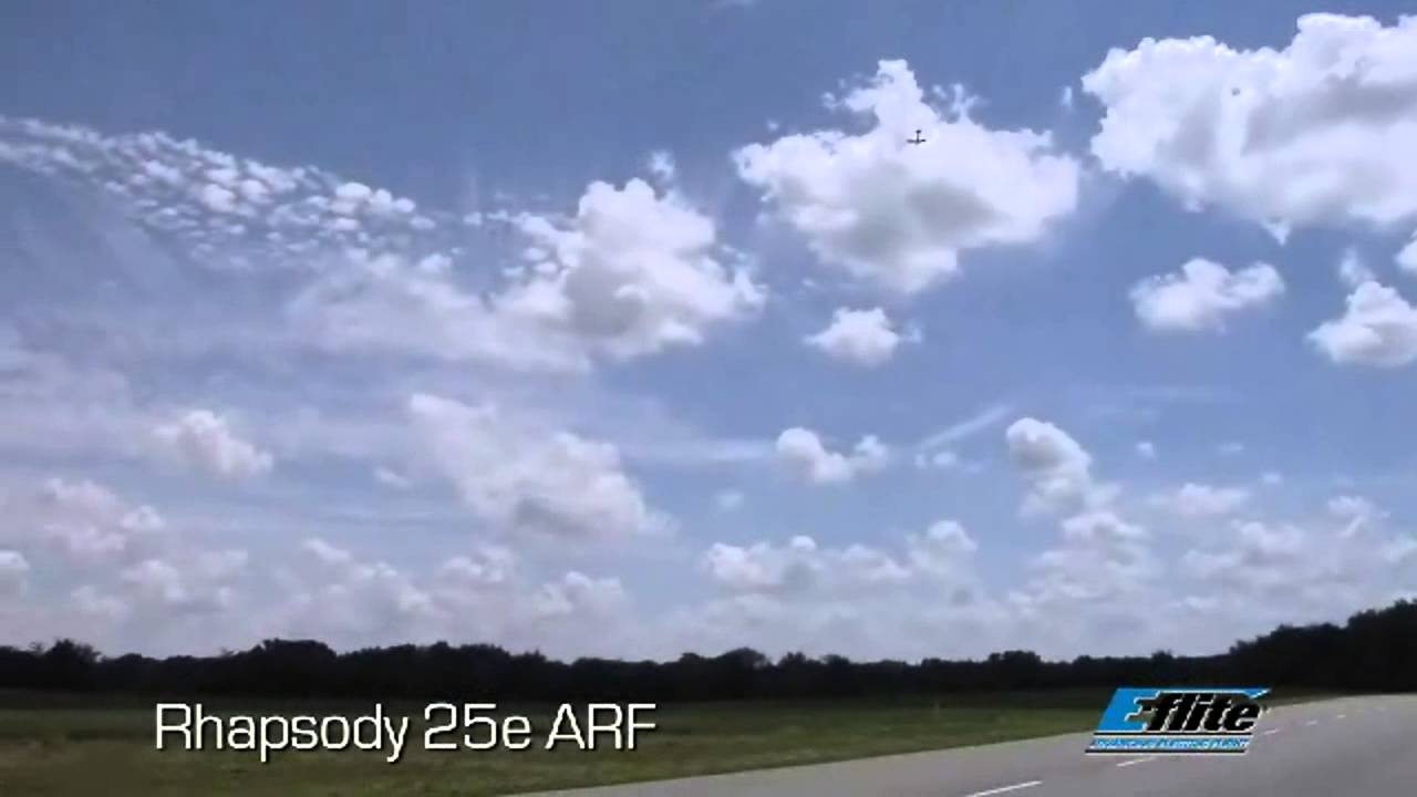 Aeromodelo E-Flite Rhapsody 25e ARF (EFL4175) - YouTube