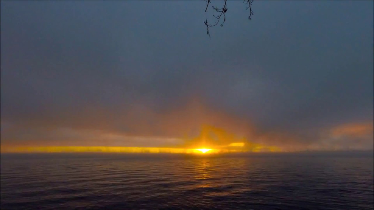 Stunning Winter Sky - Sunrise on Lake Simcoe in Innisfil - Time Lapse ...