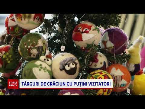 Cârnați, slănină sau mușchi afumat. Târgurile de Crăciun s-au deschis cu două săptămâni mai târziu