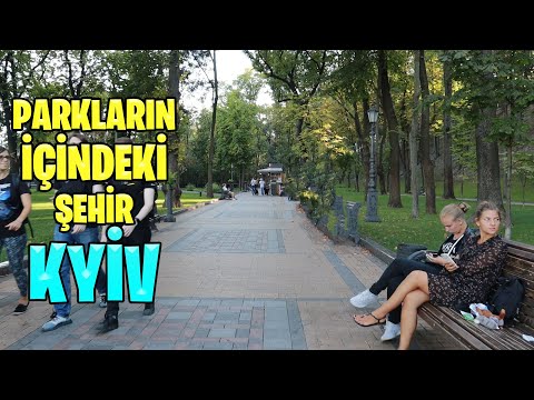 UKRAYNA KİEV İN EN GÜZEL MANZARALI PARKI !! (MUHTEŞEM MANZARALAR) - BİZİMLE YÜRÜYÜN!