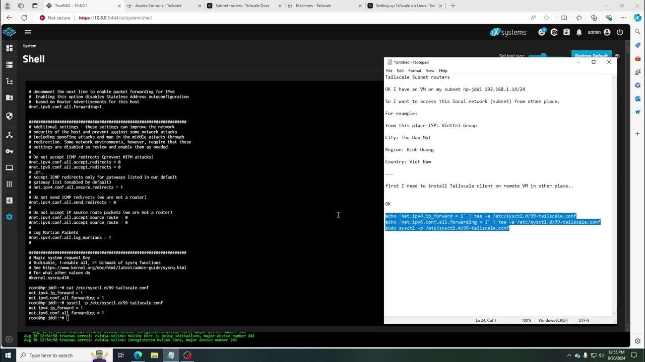 Tailscale Subnet routers - Connect to remote local-network from other place - YouTube