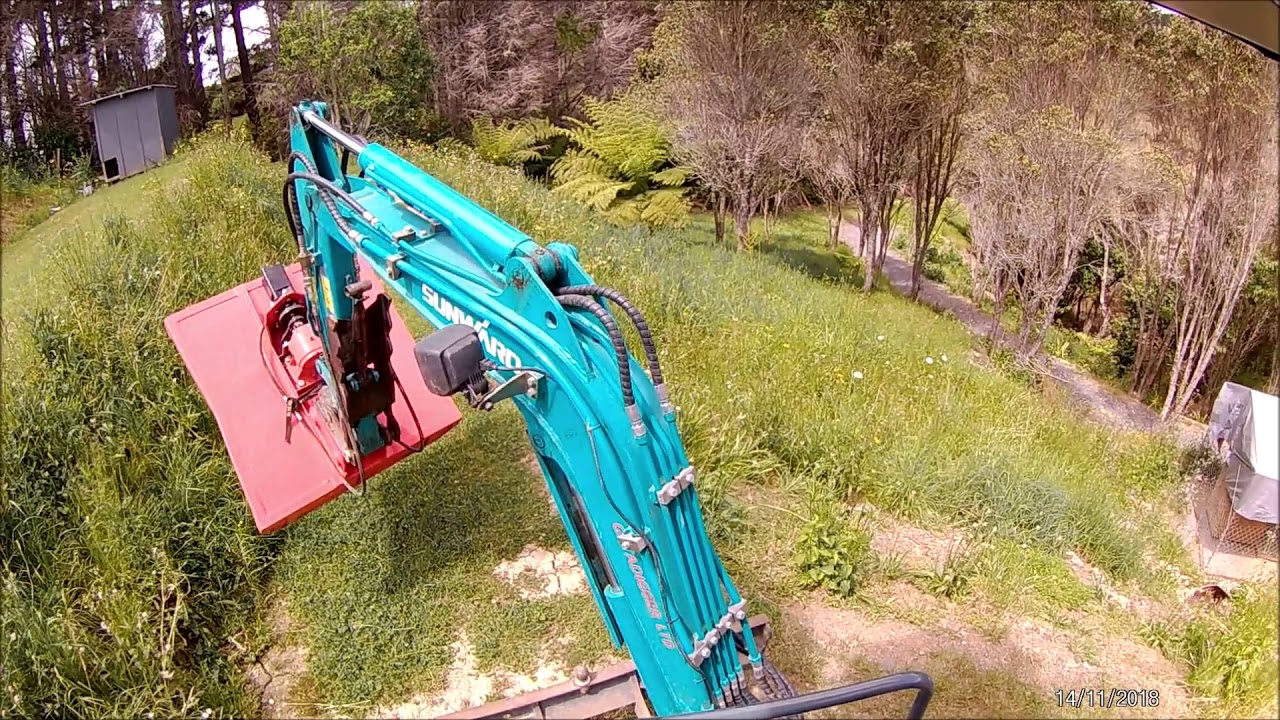 Scrub mower update - YouTube