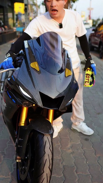 YAMAHA-R6 คาร์บอนแท้ทั้งคัน 😎 #r6 #yamahar6 #บิ๊กไบค์ #อ้ายเด่น - YouTube