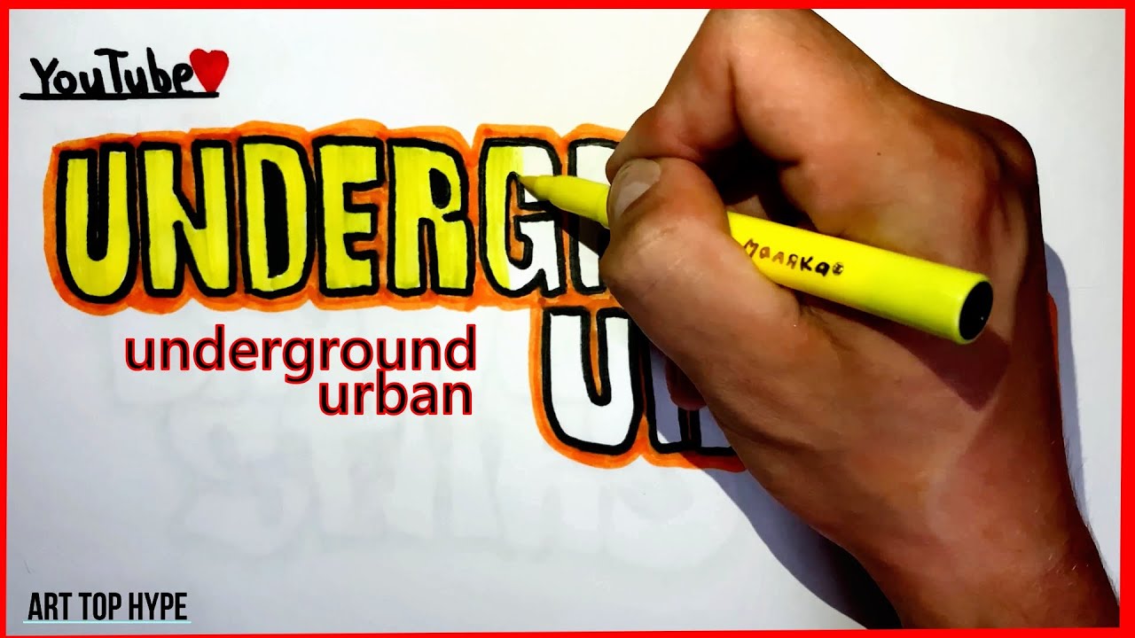 HOW TO DRAW A UNDERGROUND URBAN |КАК НАРИСОВАТЬ ПОДЗЕМНЫЙ ГОРОД 2021 ...