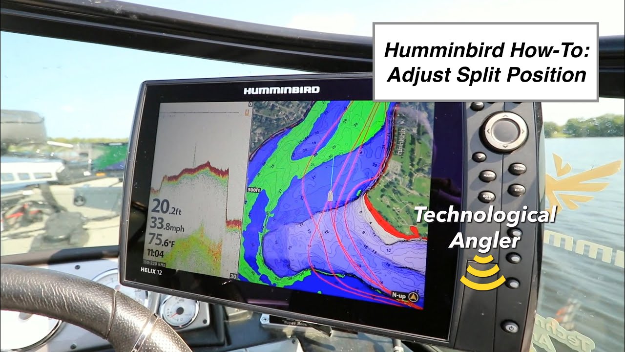 Humminbird HELIX Quick Tip: Adjust Split Position - YouTube