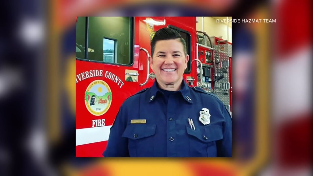 California fire captain stabbed to death in her home: officials - YouTube
