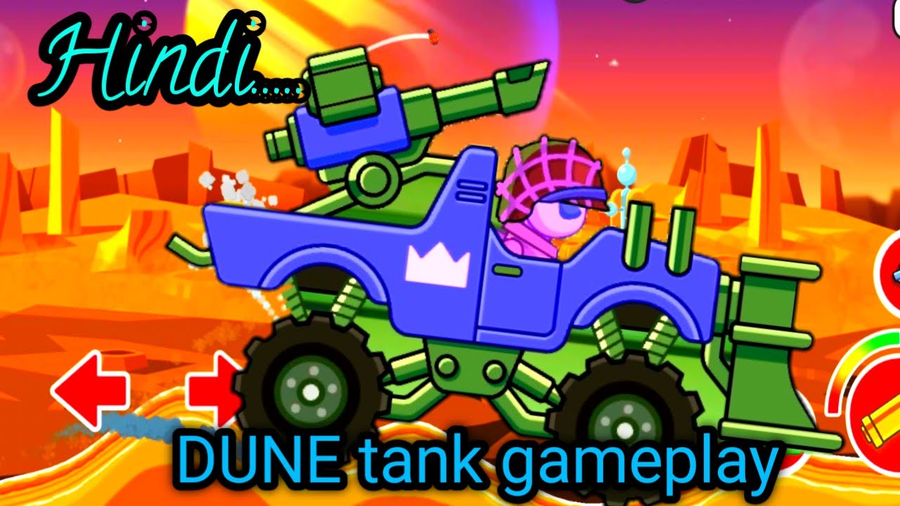 DUNE tank gameplay//Hills of steel tank clash on titan map - YouTube
