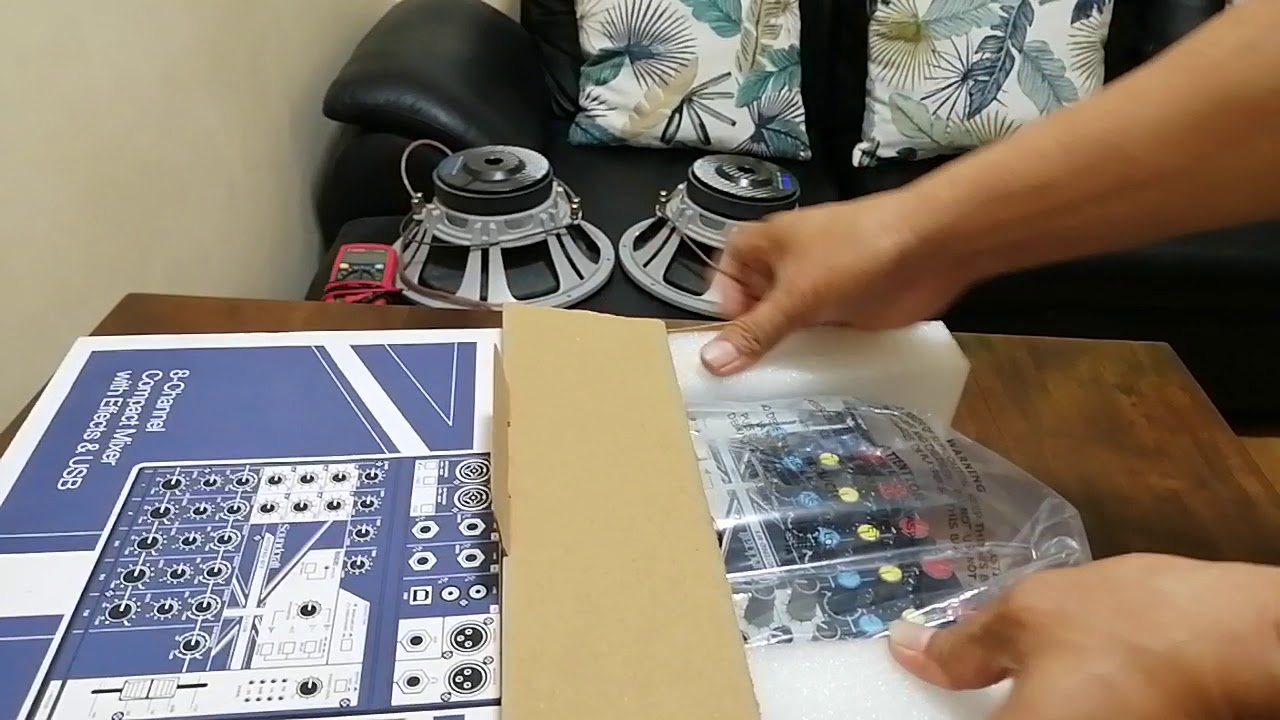 Unboxing ng notepad 8FX Soundcraft 8 channels - YouTube