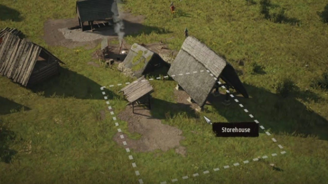 How to Build a Storehouse in Manor Lords - YouTube