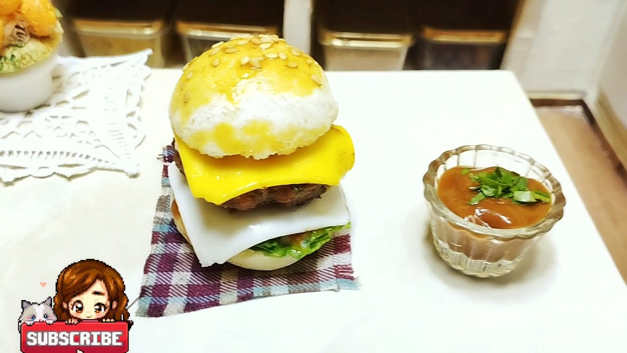 How To Make Amazing Delicious Miniature Burger | Mini Food | Tiny ...