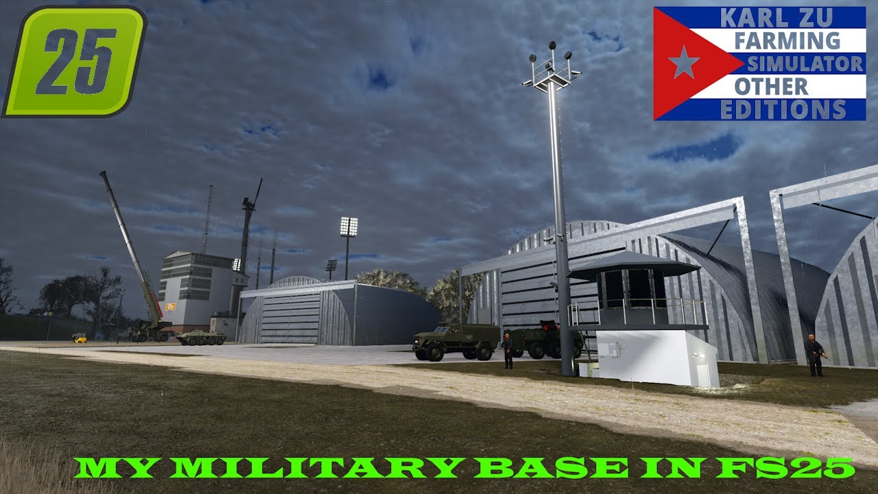 MY MILITARY BASE IN FS25 - YouTube