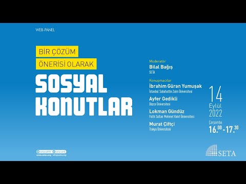 Bir Çözüm Önerisi Olarak Sosyal Konutlar