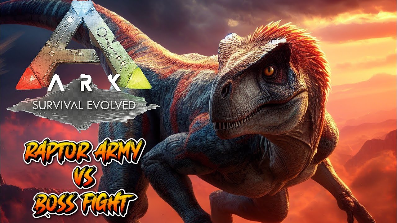 ARK Survival Evolved (RAPTOR ARMY VS BOSS LAST ) #live # ...