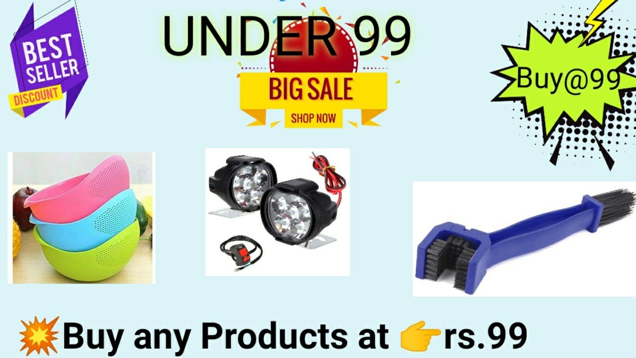 Under 99 | Under 99 Products | All products at 99 - YouTube