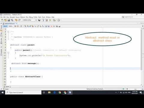 Abstract class and Abstract Method in Java With Example - YouTube