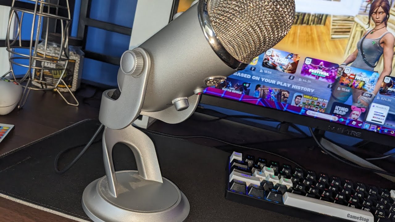 dream gaming setup part 2 blue yeti mic - YouTube