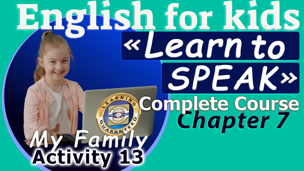 Family Members: Listen, Say, and Write Correctly | Do it and Speak ...