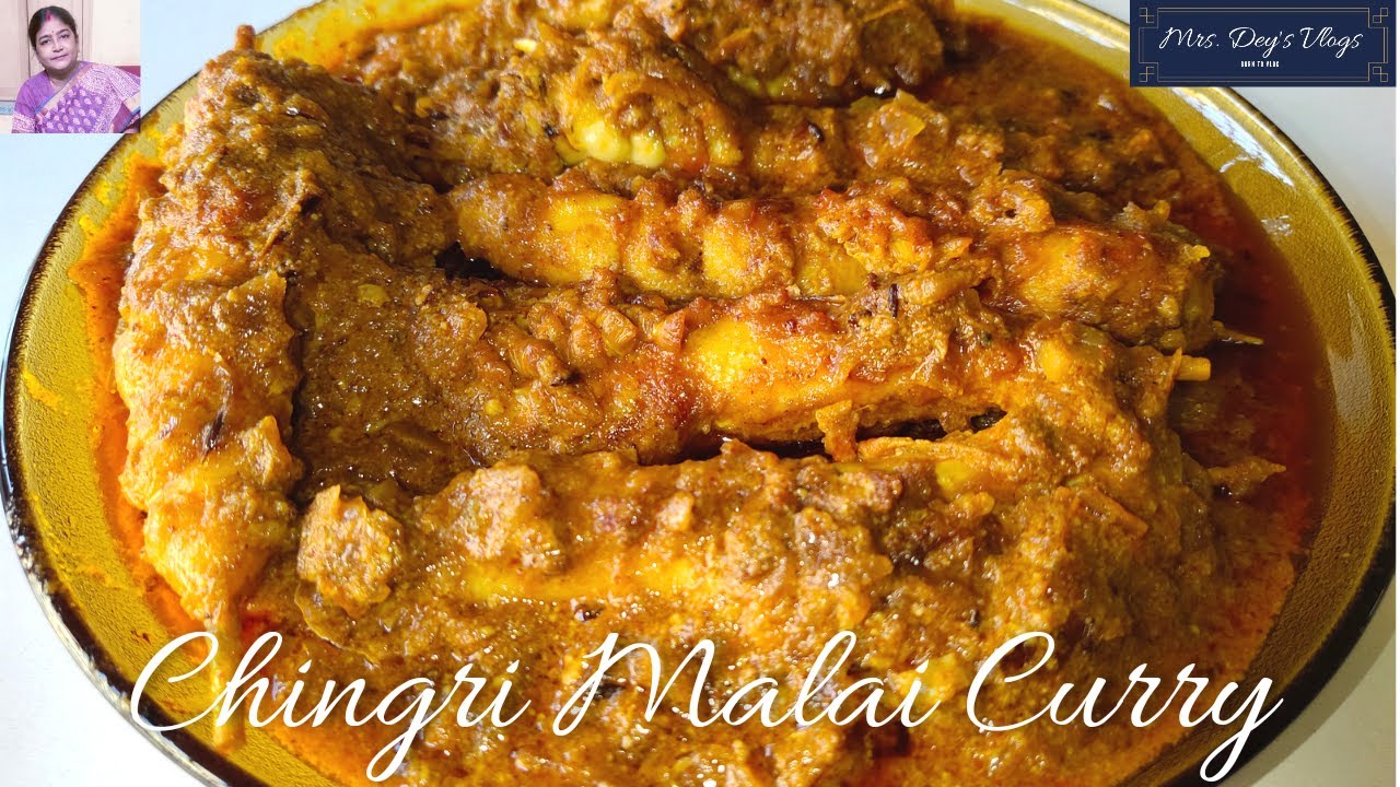 Chingri Malai Curry | Golda Chingri Malaikari | SOMA DEY #mrsdeysvlogs ...