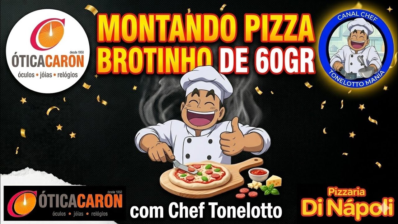 Montando Pizza Brotinho De 60GR - YouTube