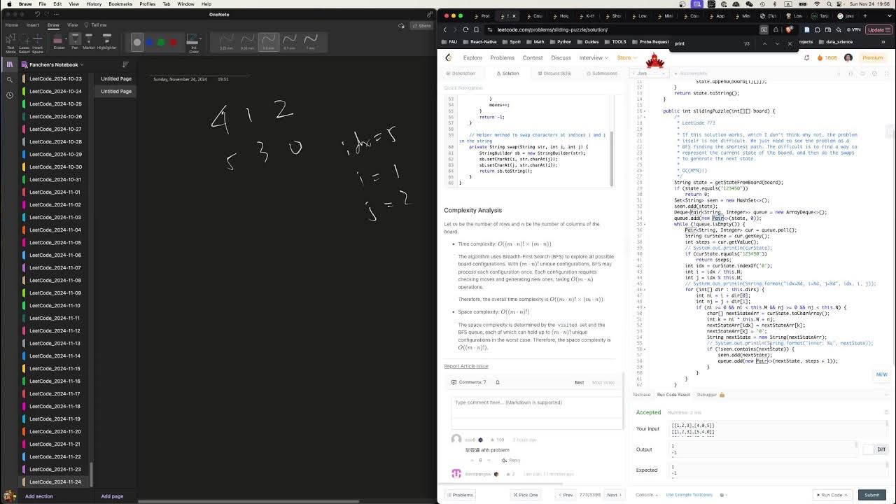 2024-11-24 LeetCode 773 - YouTube