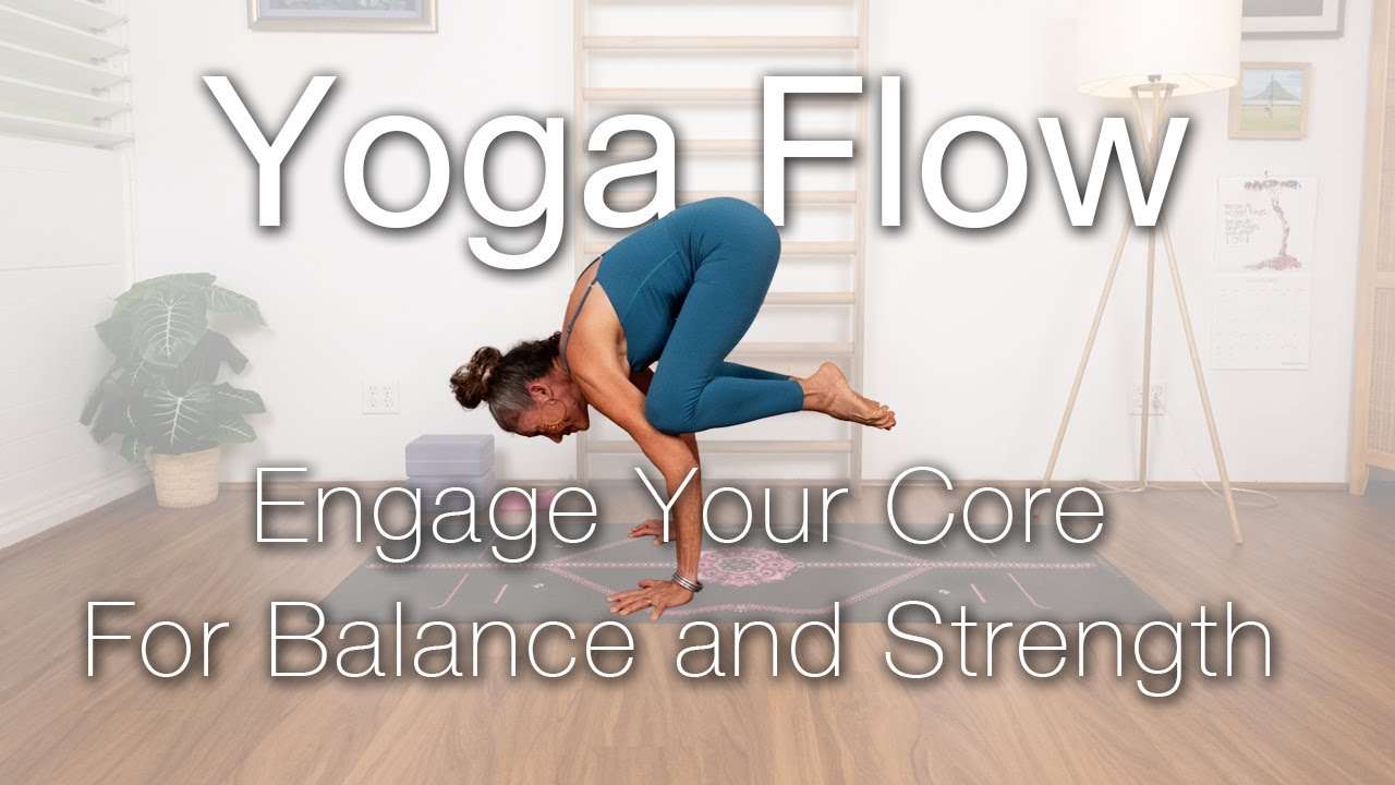 50-Min Full-Body Yoga for Core Strength & Balance - YouTube