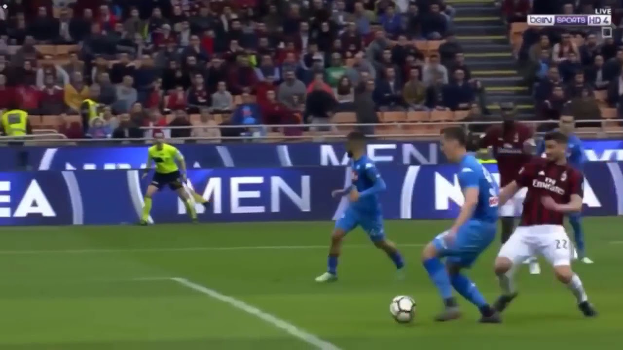 DONNARUMMA PARATA MIRACOLO SU MILIK AL 90° MILAN NAPOLI 0 0 ...