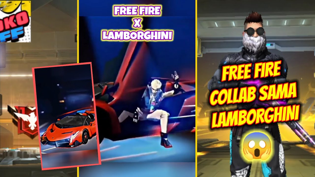 AKHIRNYA FREE FIRE COLLAB SAMA LAMBORGHINI 😱 - YouTube