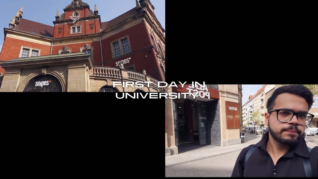 My first day in university - YouTube