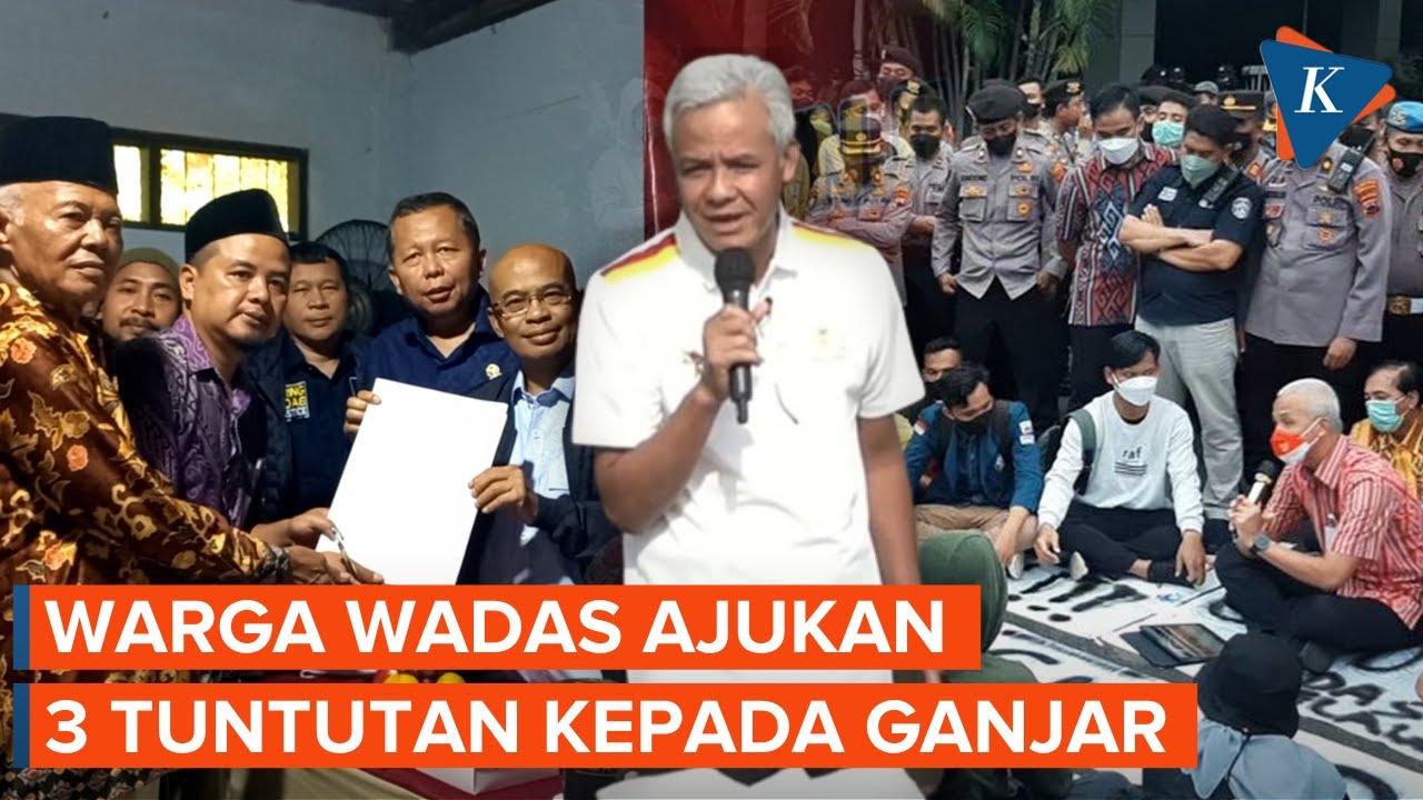 Setuju Lahannya untuk Tambang, Warga Wadas Beri 3 Tuntutan pada Ganjar - YouTube