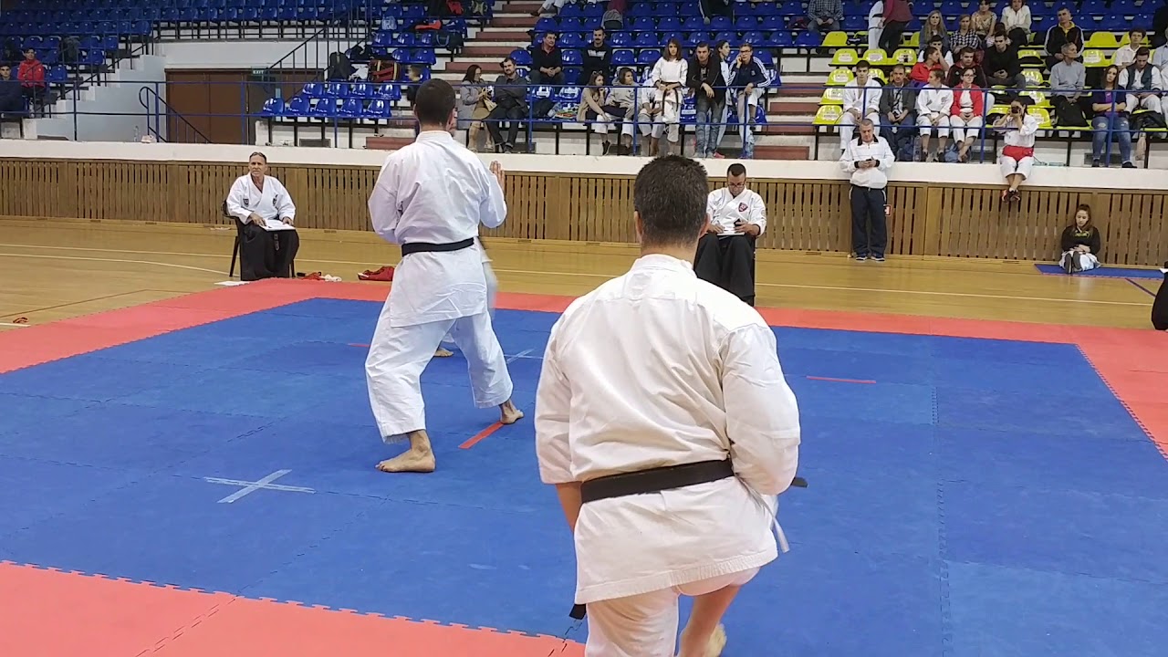 (Bunkai) Shotokan Kata SOCHIN by KODO Galati - CNKT2017 - YouTube