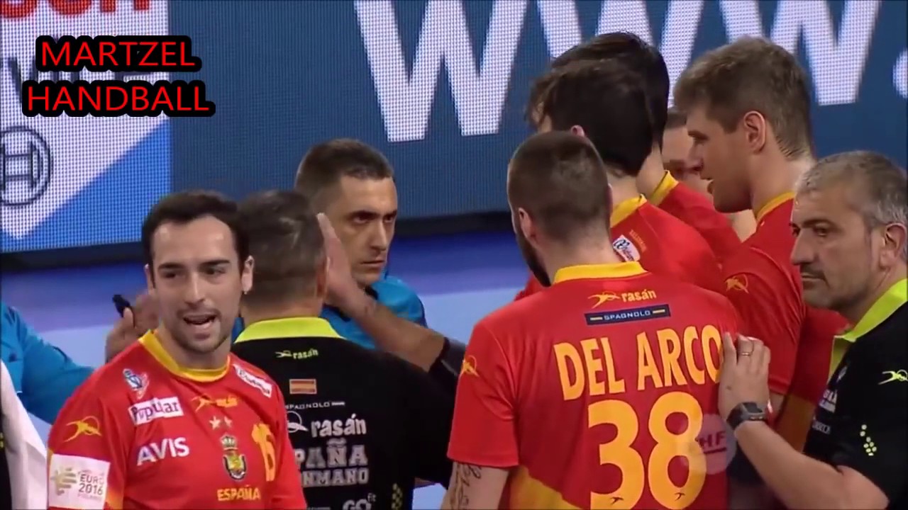 CRAZY HANDBALL FIGHTS, FOULS, PUNCHING AND RED CARDS M.K♥ - YouTube