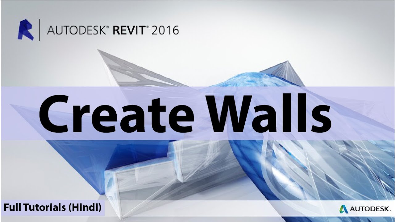 03 - How To Create Walls In Autodesk Revit In | Hindi | Urdu | - YouTube