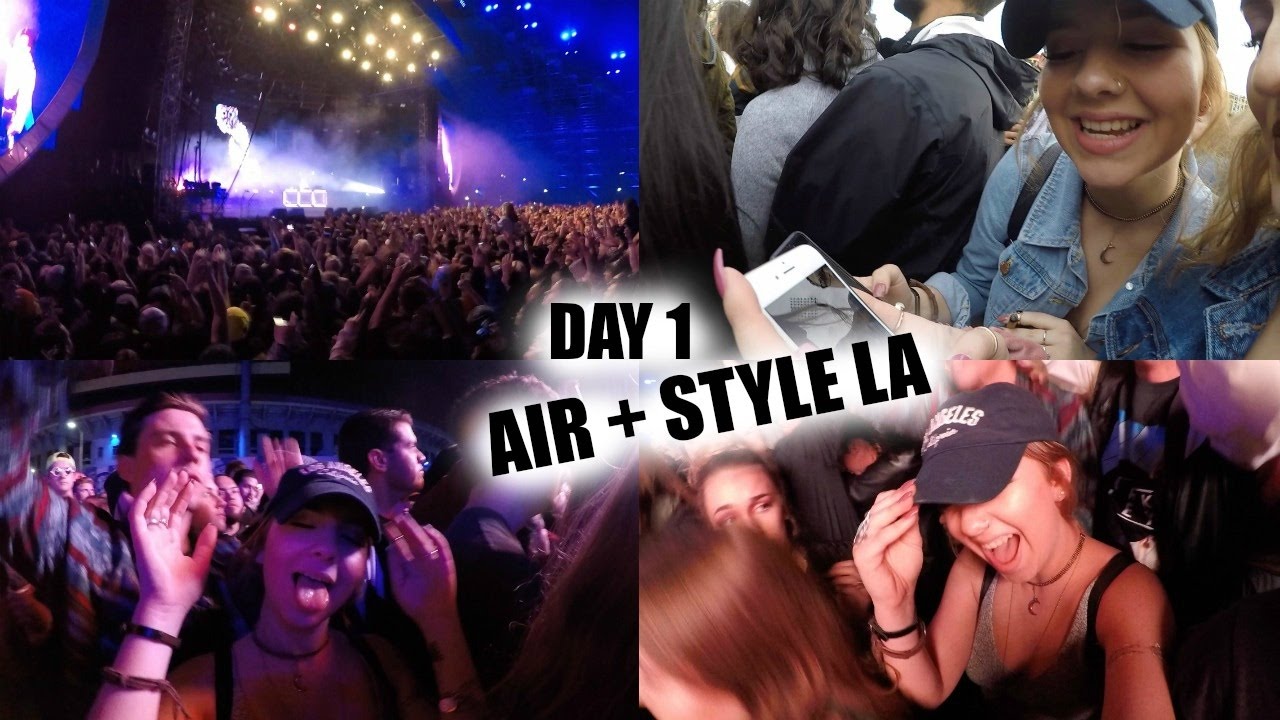 DAY 1 of Air + Style LA : Flume, Vic Mensa, & More! - YouTube