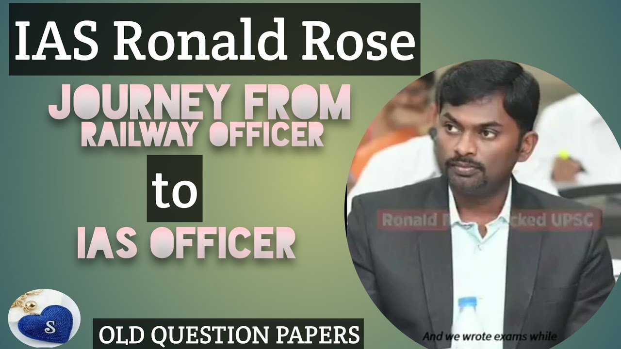 IAS Ronald Rose story #iasofficer || struggles and problems #ias # ...