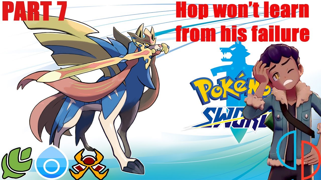 Defeat Hop again, he's super mad | Pokemon Sword walkthrough PART 7 ...