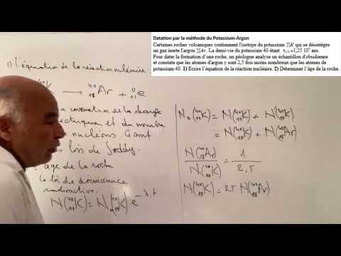 Datation par la méthode du Potassium Argon - YouTube