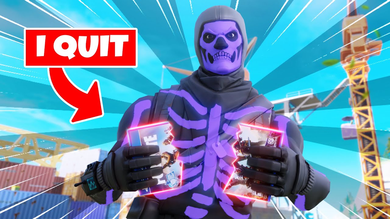 I QUIT FORTNITE... - YouTube