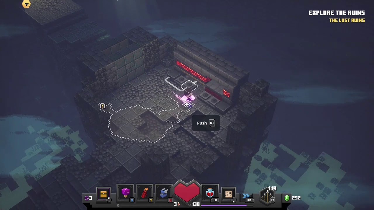 Me failing at the most simplest Minecraft dungeons puzzle - YouTube