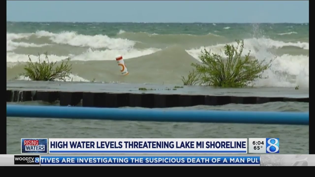 Lake Michigan flood concerns sticking around - YouTube