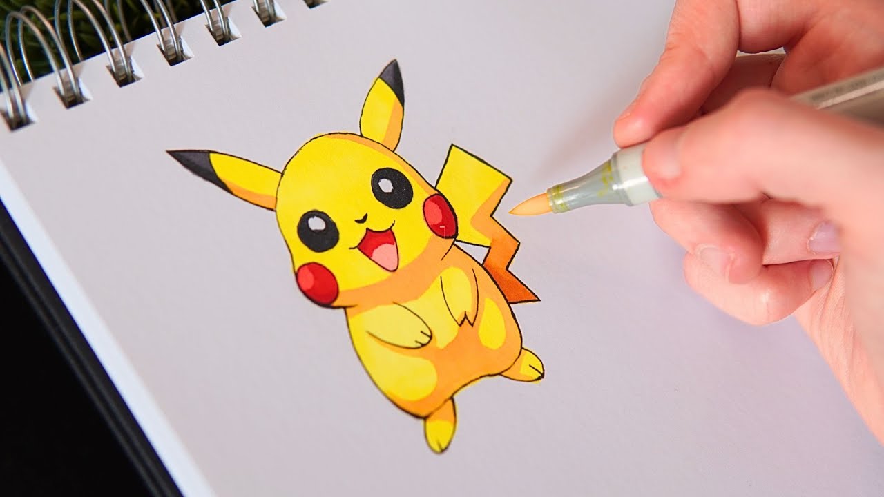 How to Draw Pikachu | Easy Step-by-Step Tutorial for Beginners - YouTube