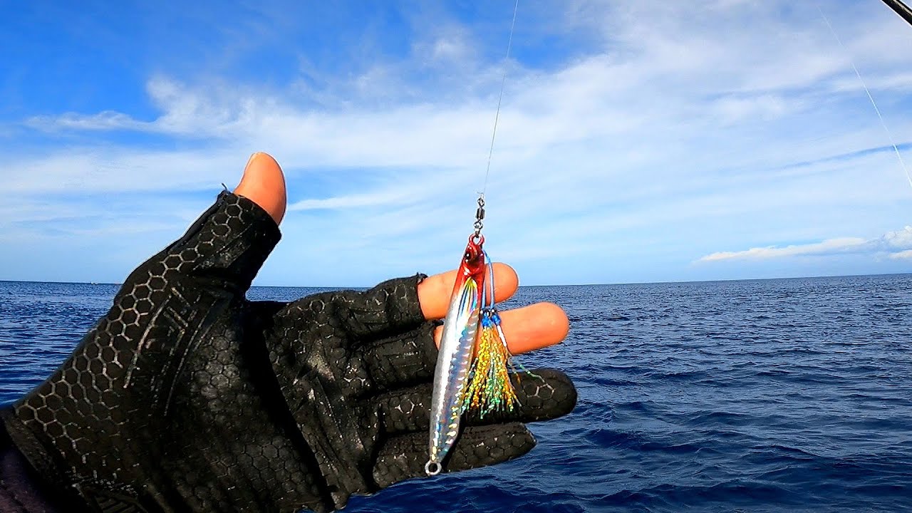 Fishing Jigging metal jig 60gram red head - Lots of bottom fish strikes ...