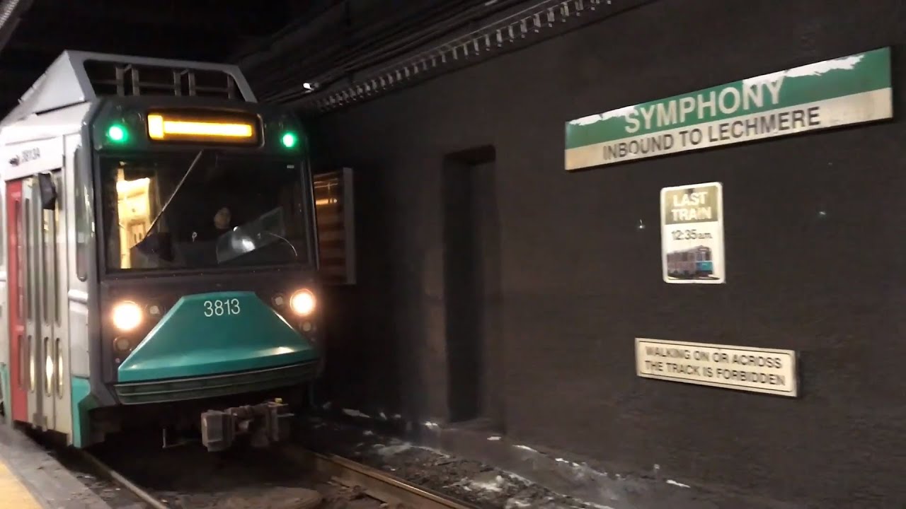 Boston Green Line MBTA | E Branch Near Symphony Hall - YouTube
