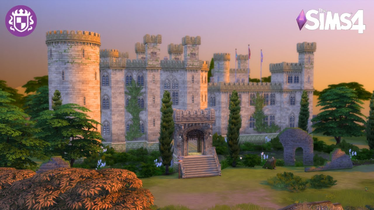 I built a *Castle* with the NEW Kit! 🏰 Arundel Castle | THE SIMS 4 ...